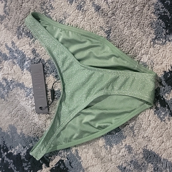 triangl swimwear | Swim | Normal Coverage Green Sparkle Bottom | Poshmark